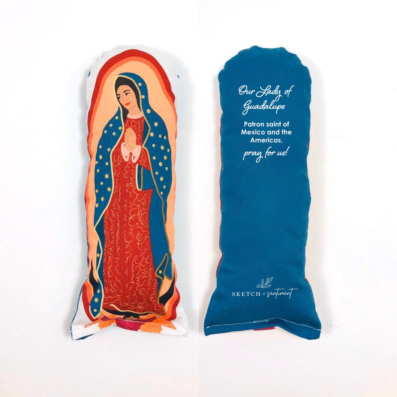 Plush Our Lady of Guadalupe Prayer Doll | Etsy