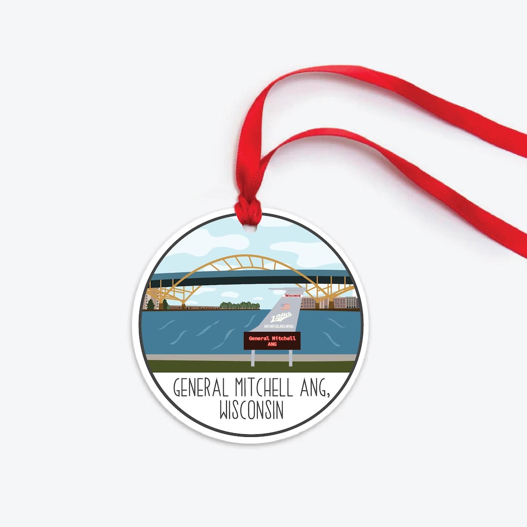General Mitchell Air National Guard Base Ornament, Air Guard Ornament ...