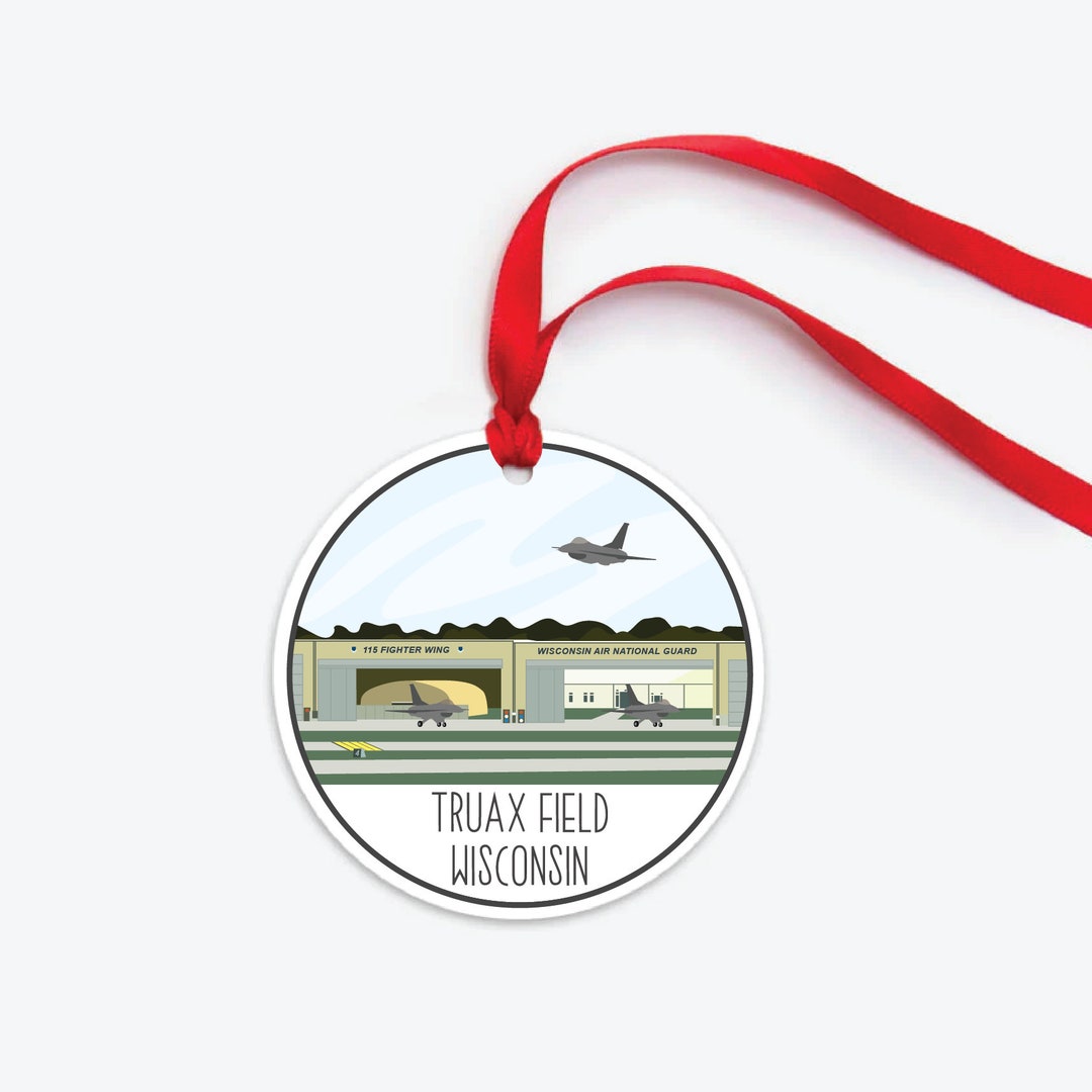 Truax Field Ornament, Collectible Air Force Base, Military Gift - Etsy