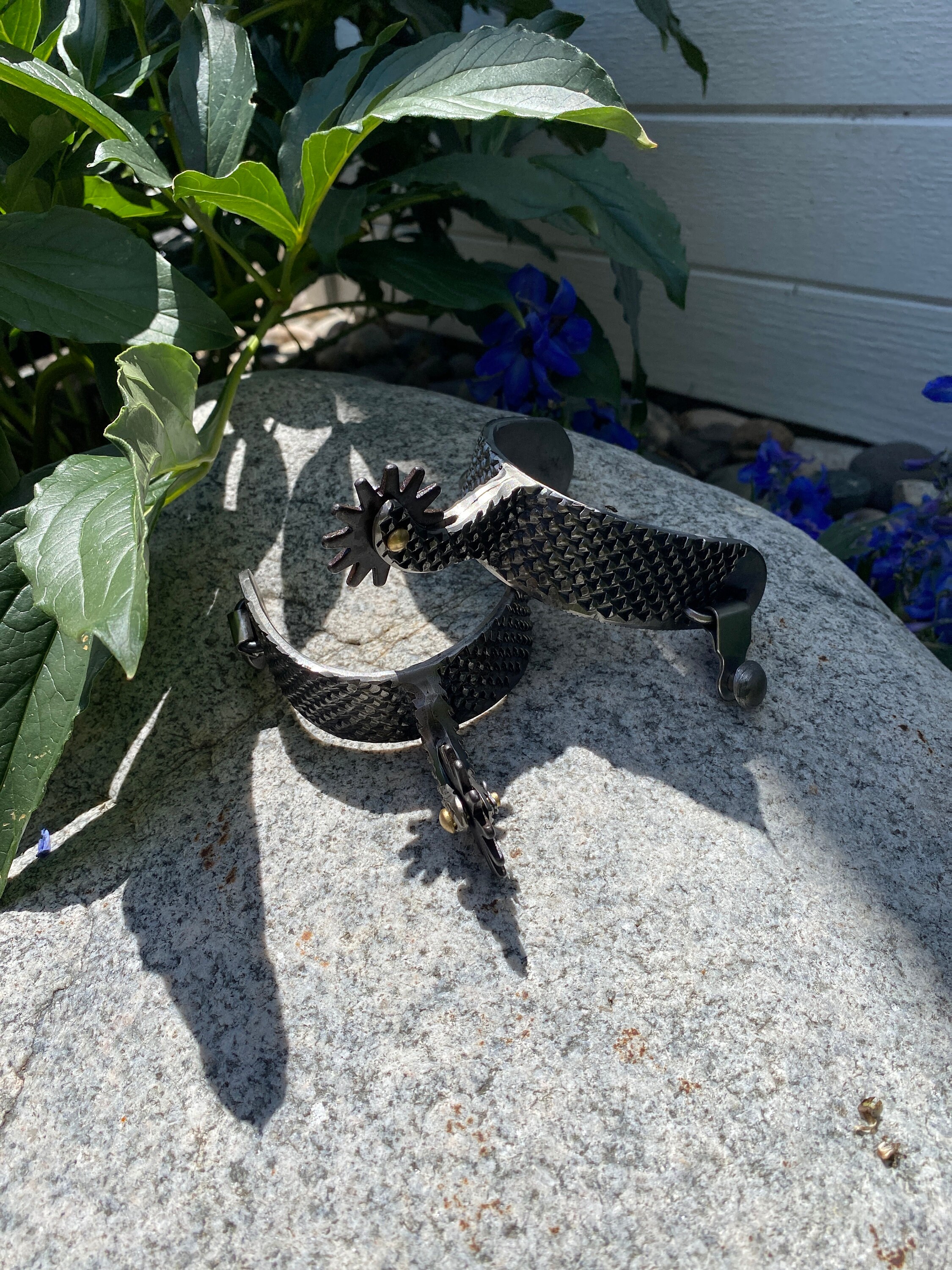 Hand Forged Farrier Rasp Spur - Etsy