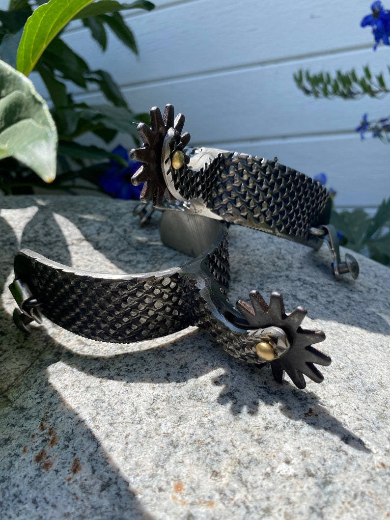 Hand Forged Farrier Rasp Spur - Etsy