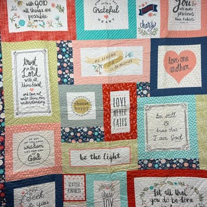 Faith Hope & Love Quilt - Etsy