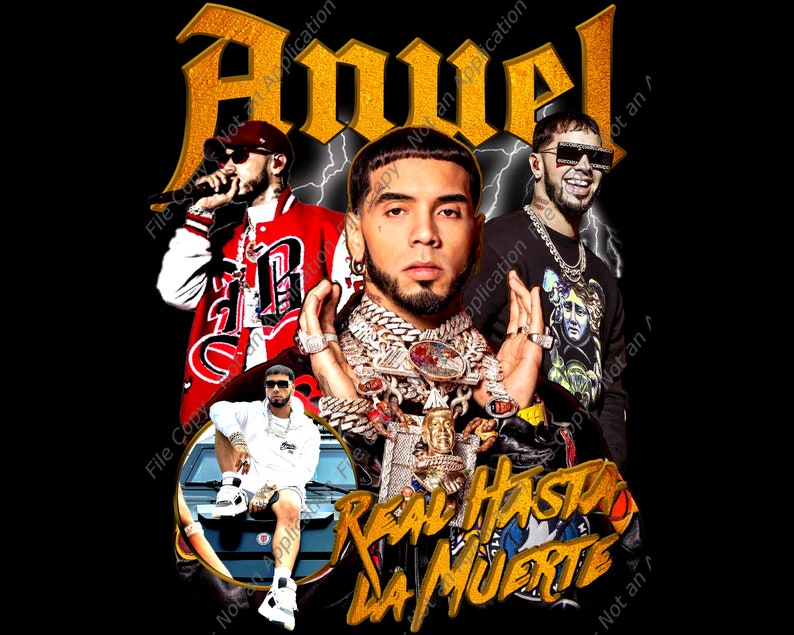 Anuel Aa Png , Ready to Print, Printable Design, Artist, 90s, Bts , Rap ...