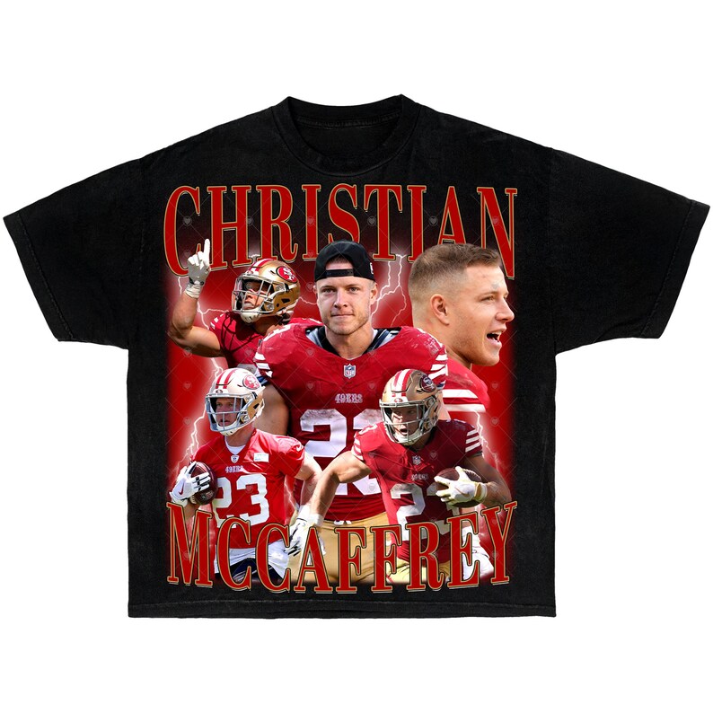 Christian Mccaffrey Png Svg, T-shirt Design Digital File, 300 DPI ,PNG ...