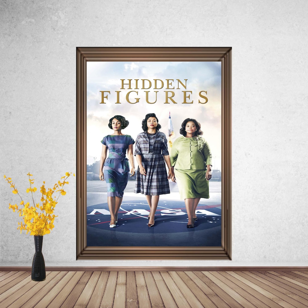 Hidden Figures Classic Movie Poster, Home Decor, Vintage Movie Poster ...