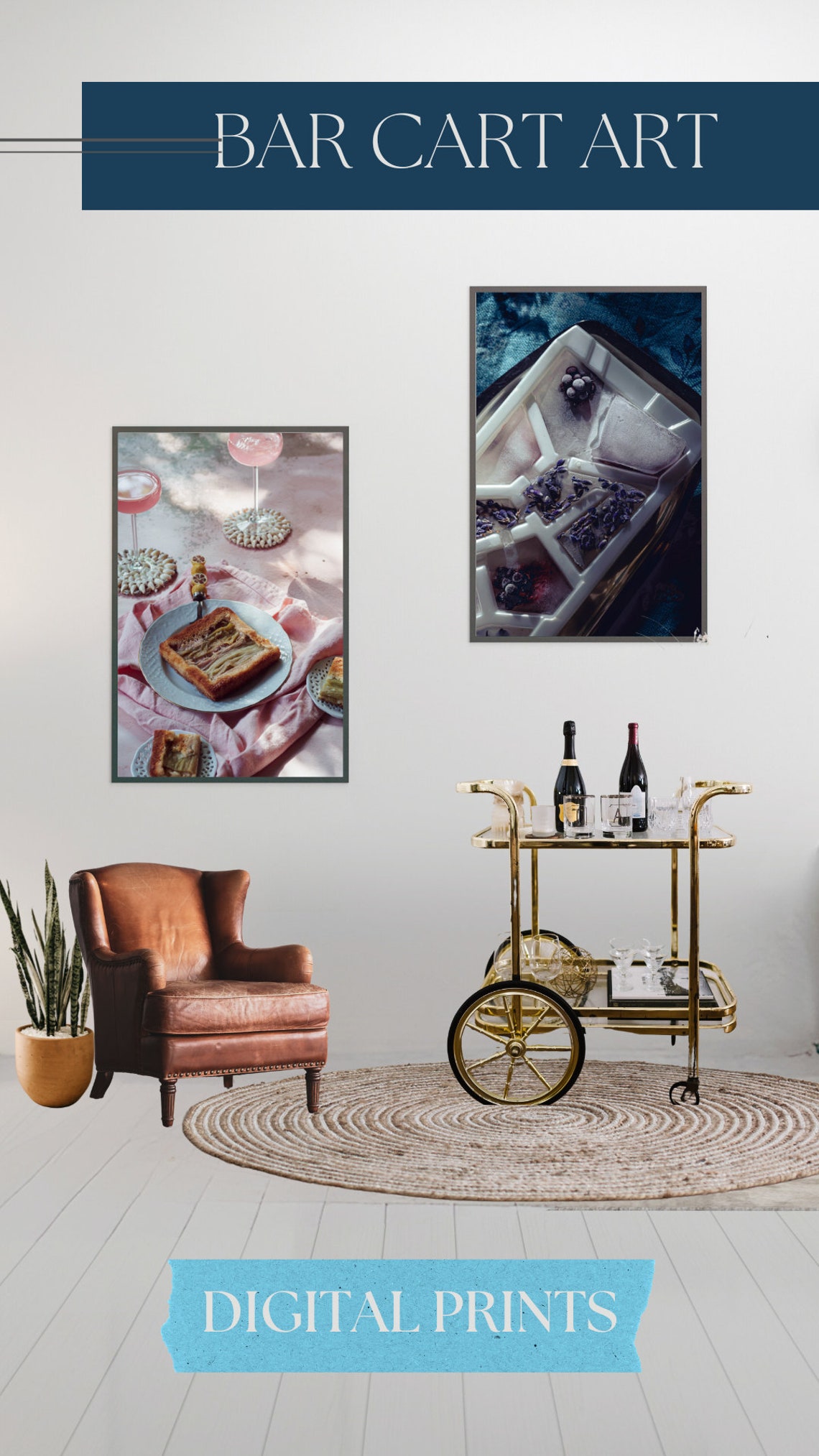 Bar Cart Photo Prints, Digital Wall Art for Bar Cart Decor - Etsy