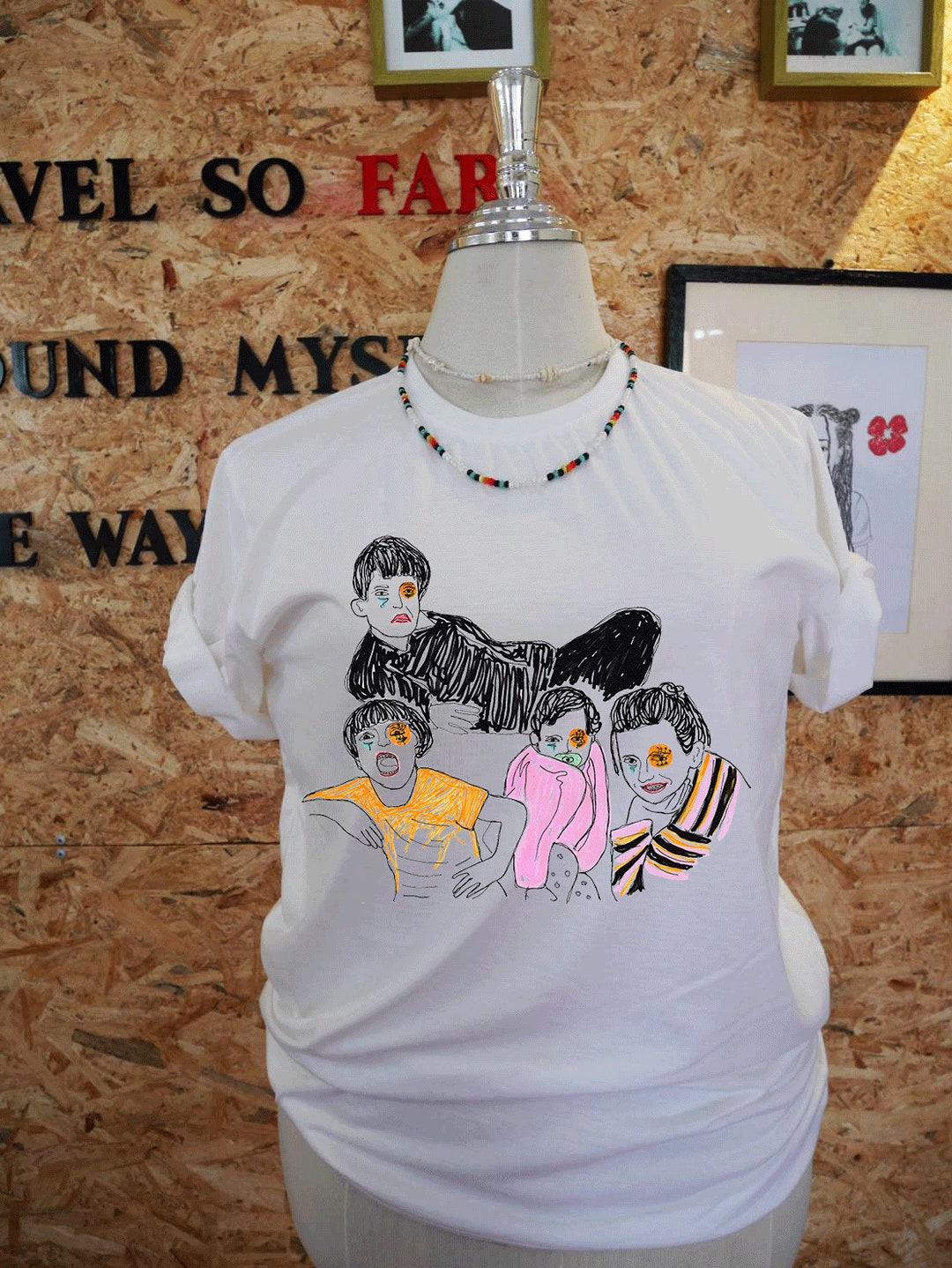 Drawing on T-shirt, Custom Drawing From Photo, Custom Portrait Shirt ...