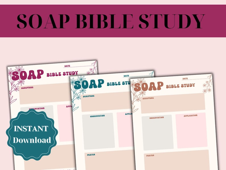 Soap Bible Study, Daily Devotional, Faith and Inspiration, Daily ...