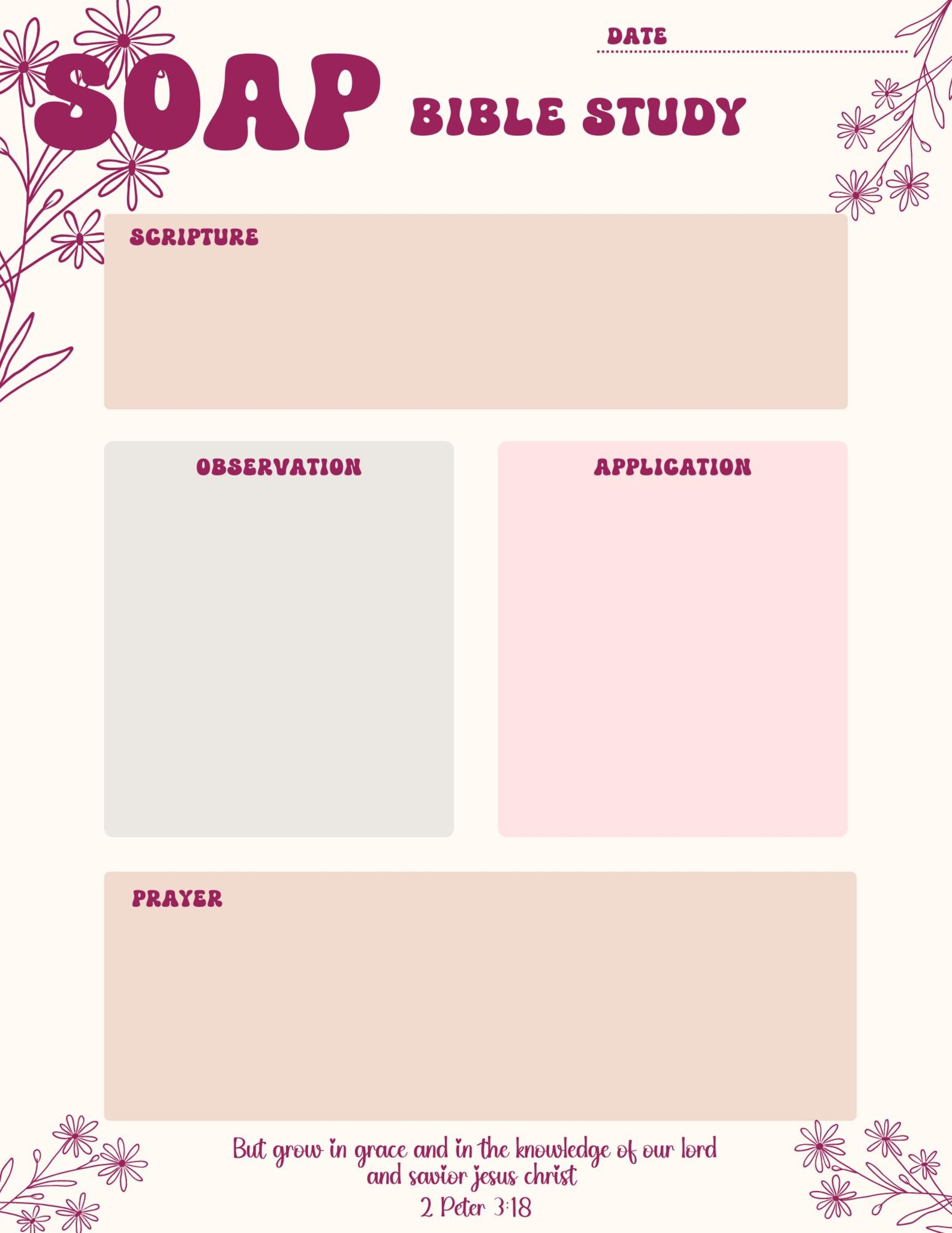 Soap Bible Study, Daily Devotional, Faith and Inspiration, Daily ...