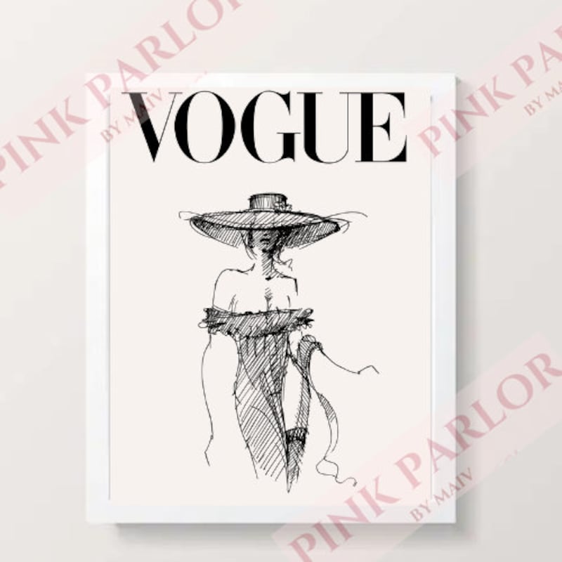 Vogue Poster - Etsy