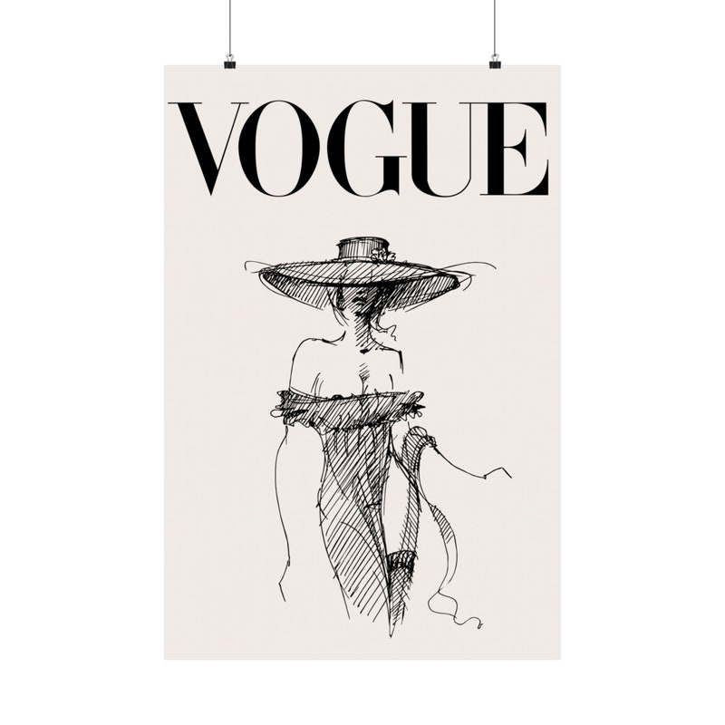 Vogue Poster - Etsy