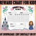 Princess Castle Reward Chart for Kids: Fairy Tale Chore Tracker (PDF ...