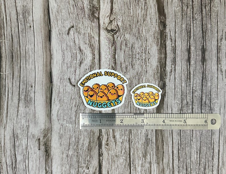 Emotional Support Nuggets Sticker: Funny Foodie Gift - Etsy