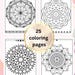 Mandala Coloring Pages for Kids, Teens and Adults, Home Fun, Relaxation ...
