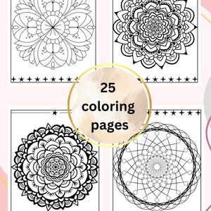 Mandala Coloring Pages for Kids, Teens and Adults, Home Fun, Relaxation ...