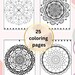 Mandala Coloring Pages for Kids, Teens and Adults, Home Fun, Relaxation ...