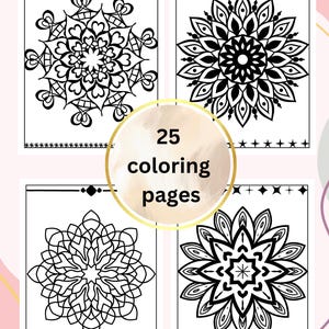 Mandala Coloring Pages for Kids, Teens and Adults, Home Fun, Relaxation ...
