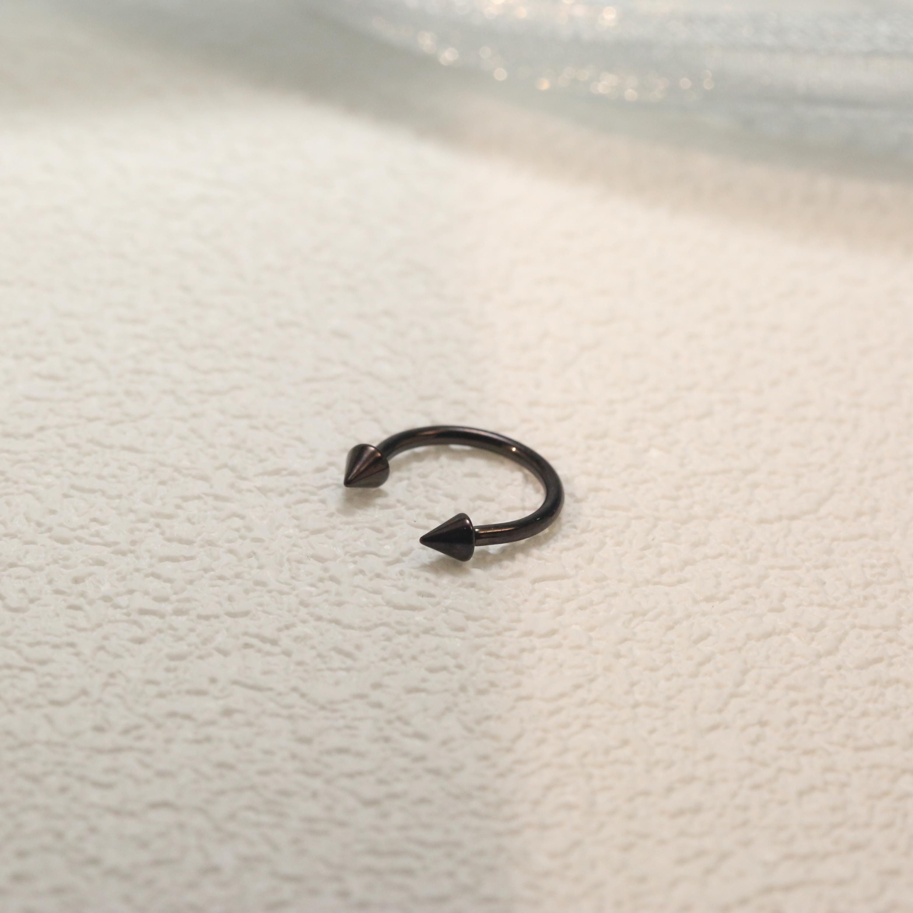 16G Nasal Septum Ring Horseshoe Nose Ring 316L Piercing Jewelry ...