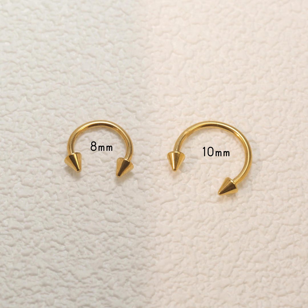 16G Nasal Septum Ring Horseshoe Nose Ring 316L Piercing Jewelry ...