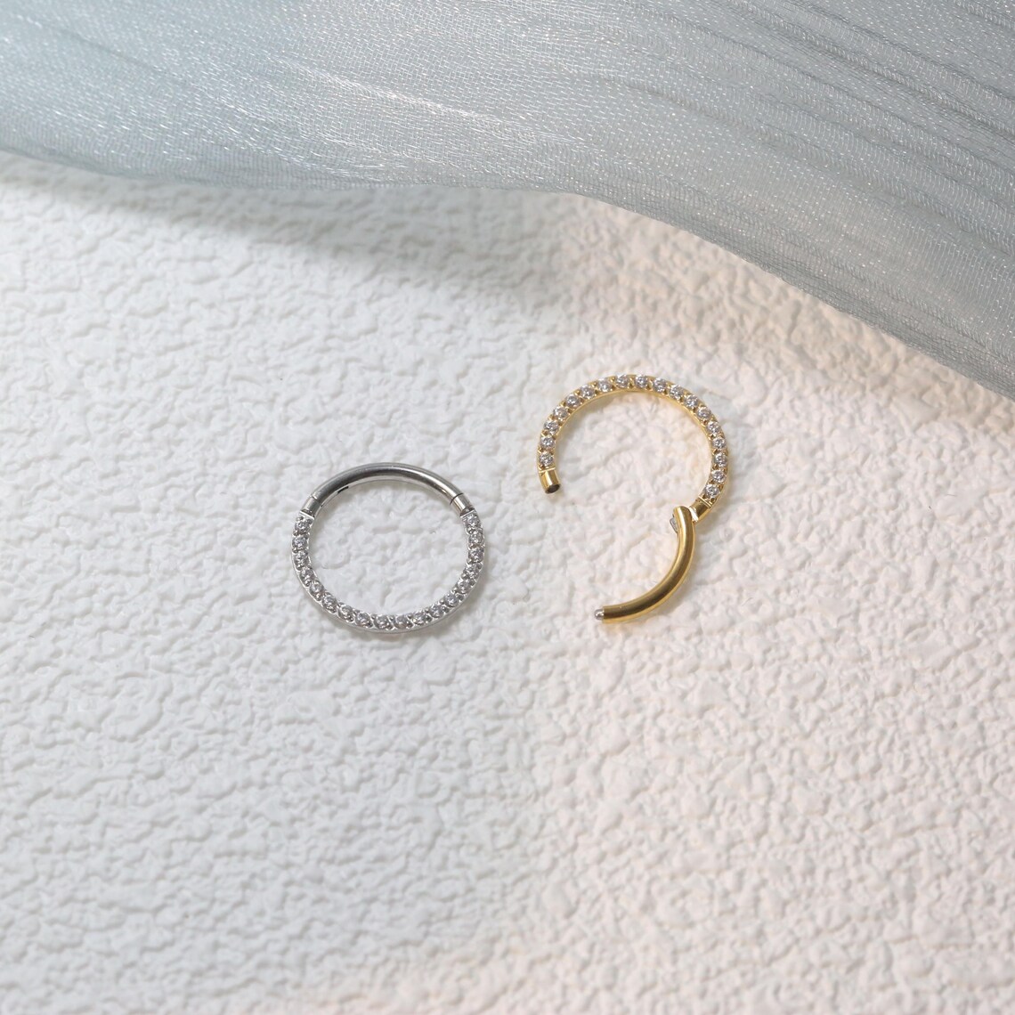 Nasal Septum Ring/nasal Septum Jewelry/shiny Zirconia Piercing Jewelry ...