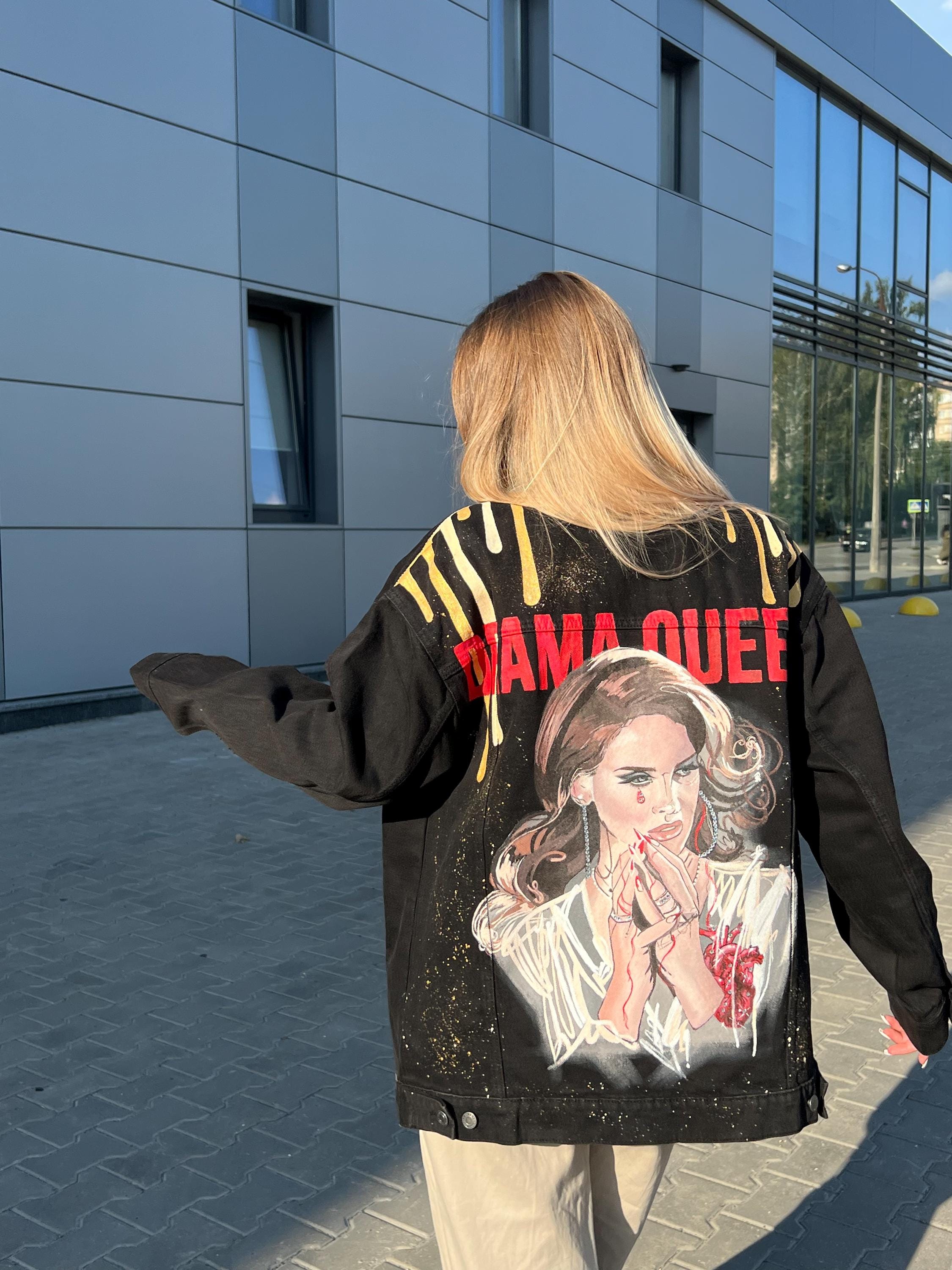 Personalized Denim Jacket, Custom Hand Painted Denim Jacket, Hand ...