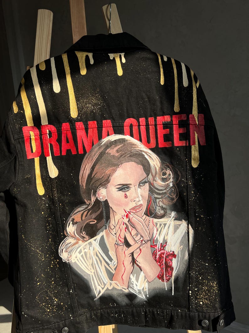 Personalized Denim Jacket, Custom Hand Painted Denim Jacket, Hand ...
