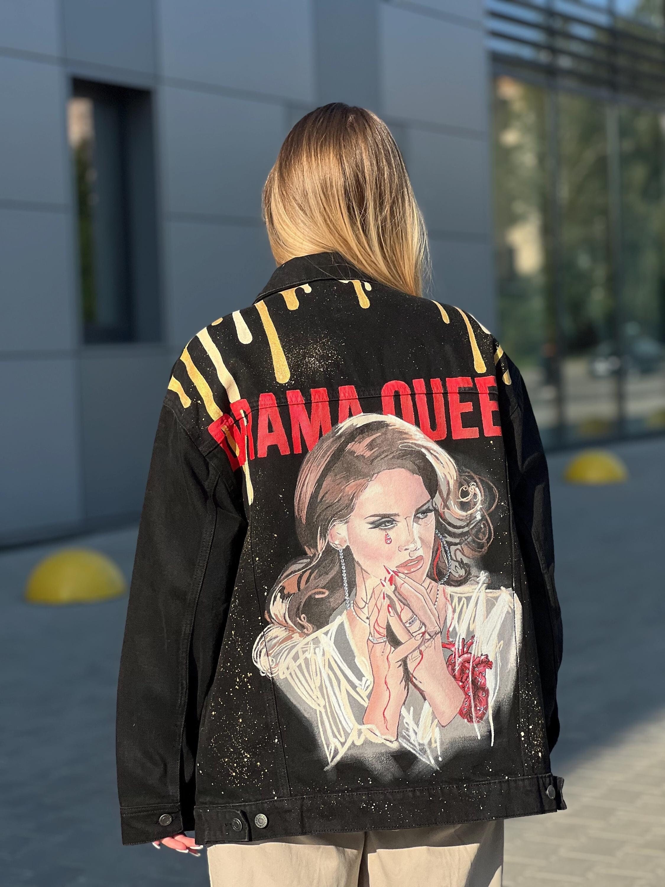 Personalized Denim Jacket, Custom Hand Painted Denim Jacket, Hand ...