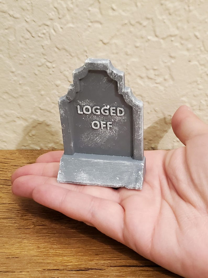 Tombstone Set of 5 - Desk Decor - Etsy