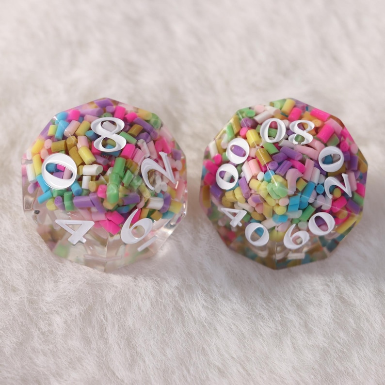 Sharp Edge DND Dice, Sharp Edge Polyhedral DND Dice, D20, Candy Dice ...
