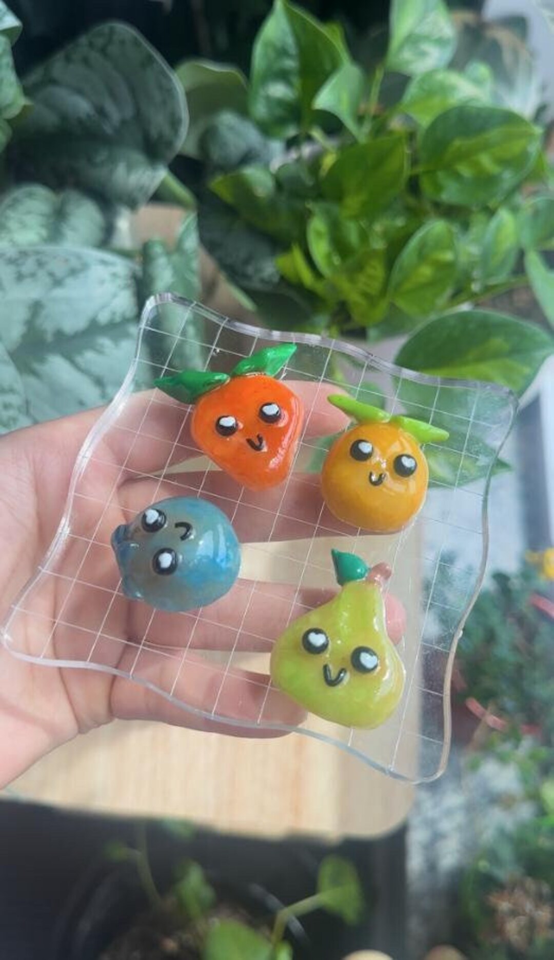 Fruit Friends Magnets Set of 4/cute Homemade Gifts - Etsy