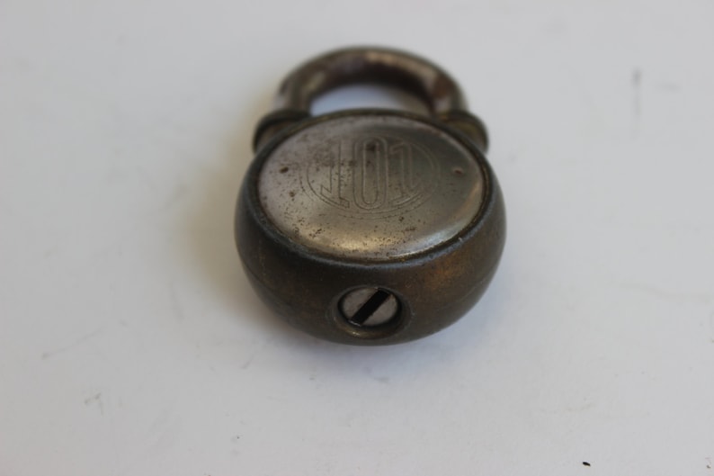 Padlock Vintage 101 Padlock Made in the USA Antique Padlock Old Padlock ...