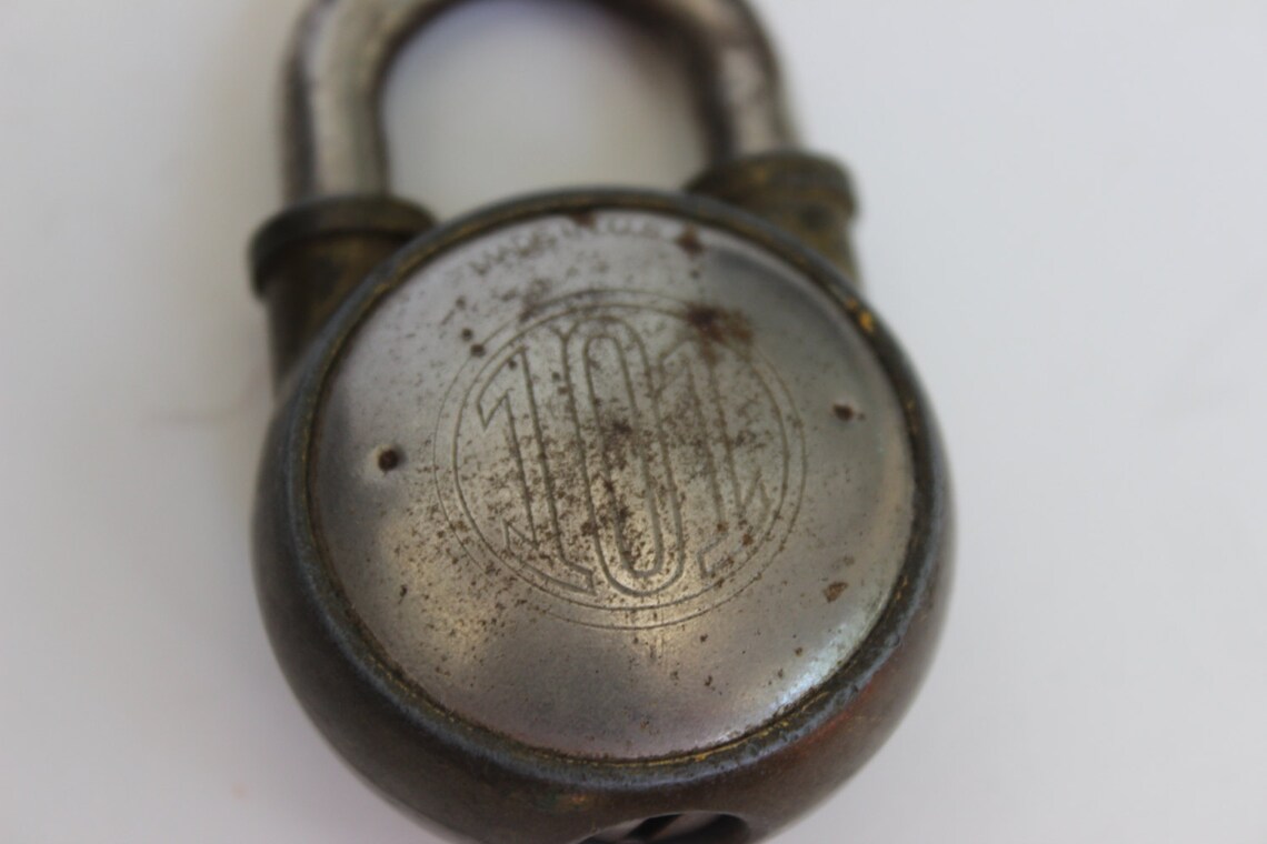 Padlock Vintage 101 Padlock Made in the USA Antique Padlock Old Padlock ...