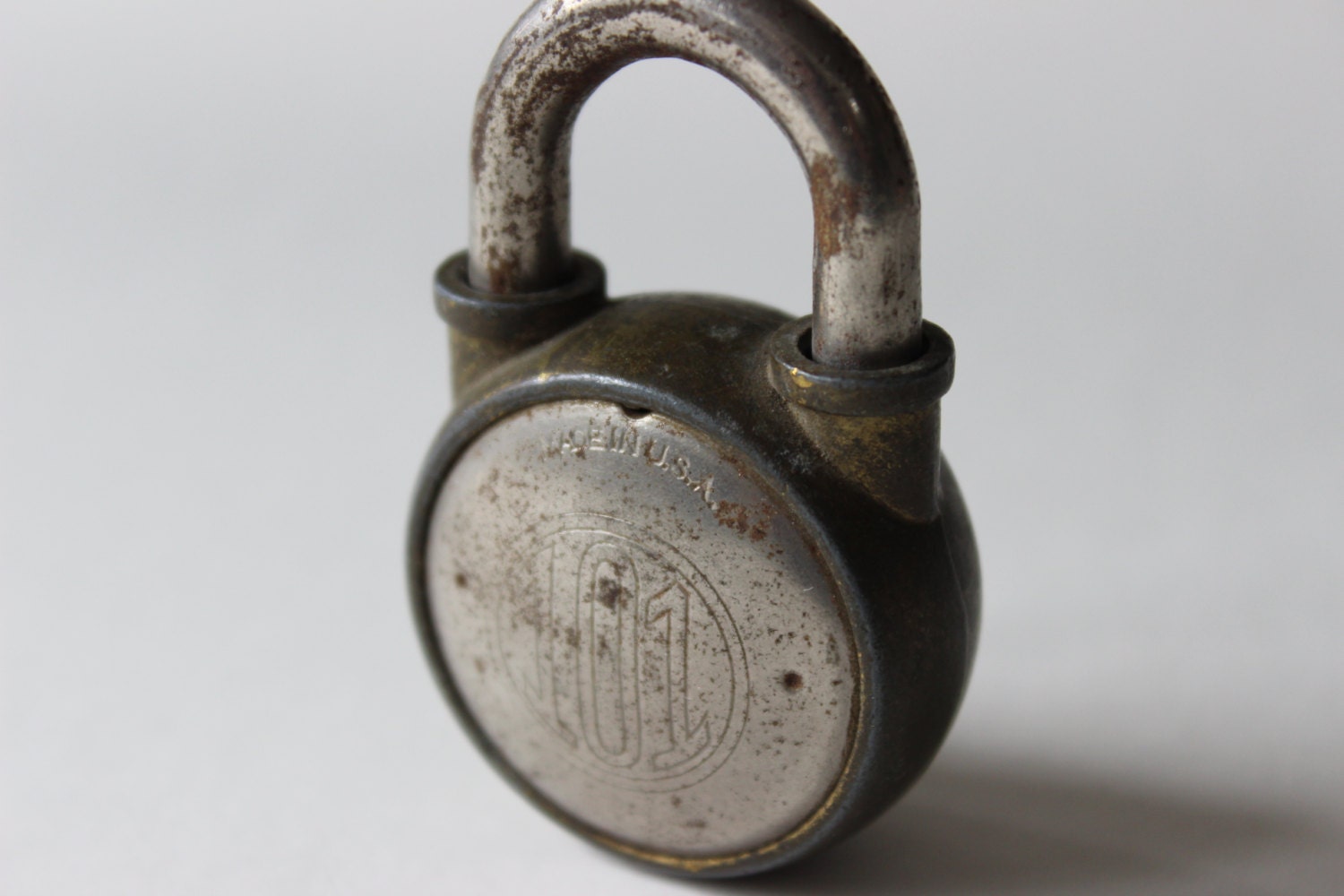 Padlock Vintage 101 Padlock Made in the USA Antique Padlock Old Padlock ...