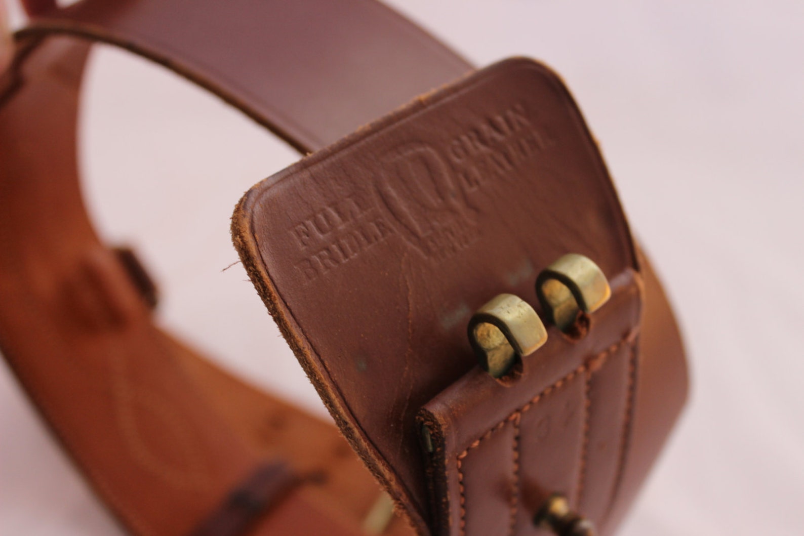 Vintage Mounted Police Belt Brown Leather Antique Equestrian NYPD ...