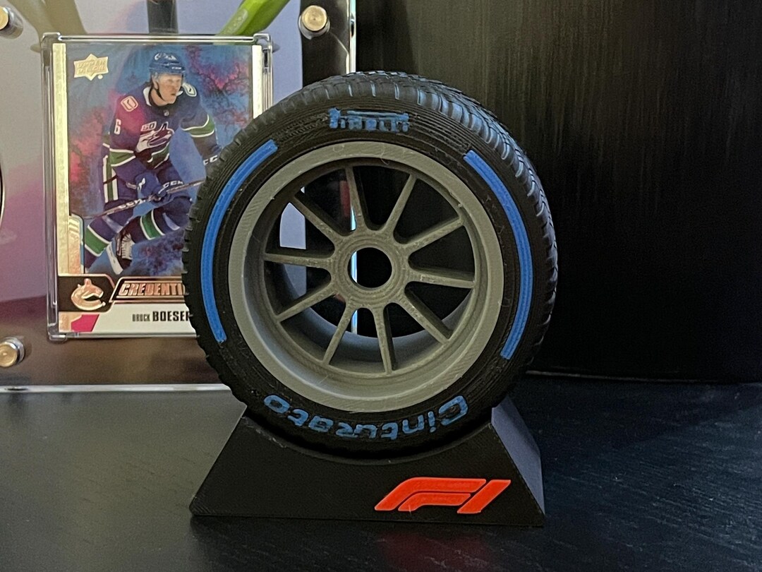 F1 Tire WET - Replica 3D Printed - Formula 1 Memorabilia, Perfect for ...