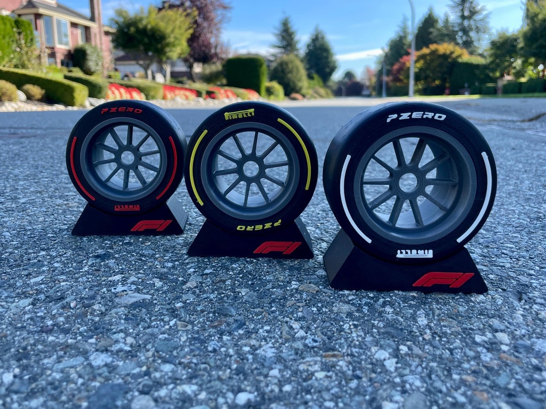 F1 Tires Replica 3D Printed - Formula 1 Memorabilia, Perfect for Race ...