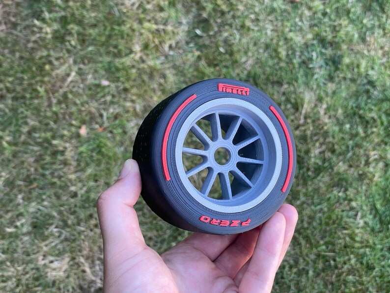 F1 Tire Soft - Replica 3D Printed - Formula 1 Memorabilia, Perfect for ...