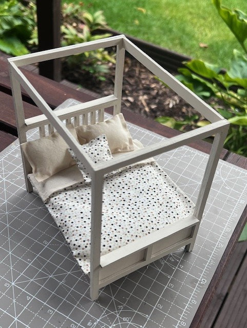1:12 Scale Dolls House Four Poster Bed SVG Laser Cut File (digital File ...