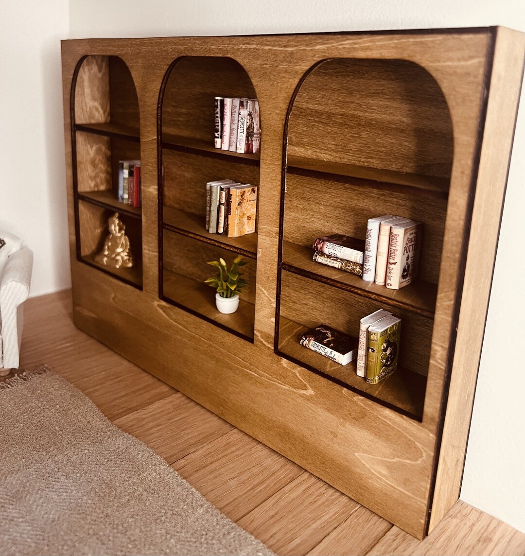 DIGITAL FILE Dolls House 3 Arch Bookcase 12 Scale SVG Cut File - Etsy