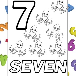 Color & Count: A Fun Numbers Coloring Book for Kids! - Etsy