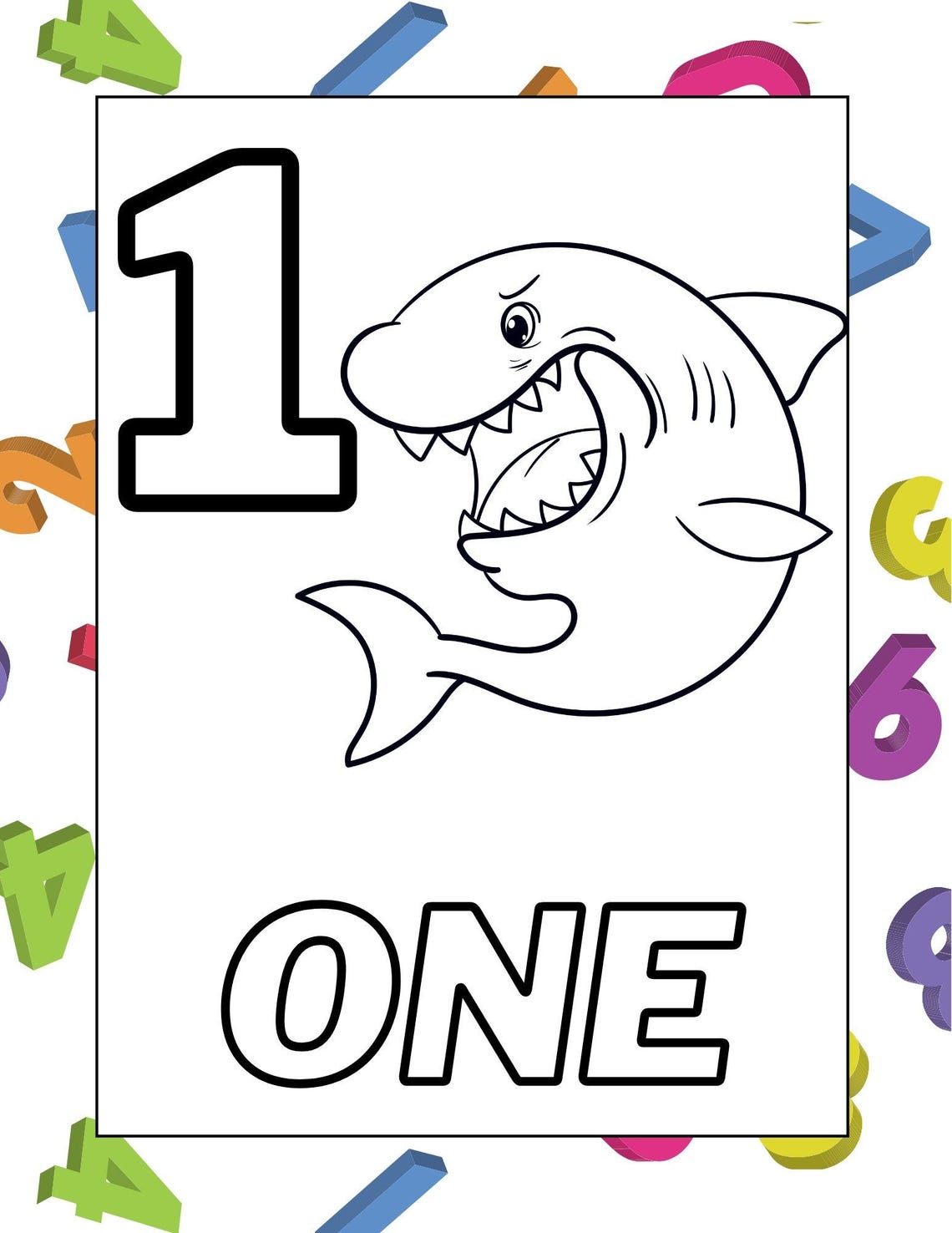 Color & Count: A Fun Numbers Coloring Book for Kids! - Etsy