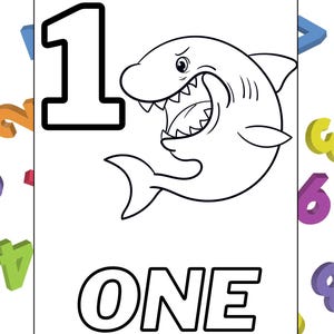 Color & Count: A Fun Numbers Coloring Book for Kids! - Etsy