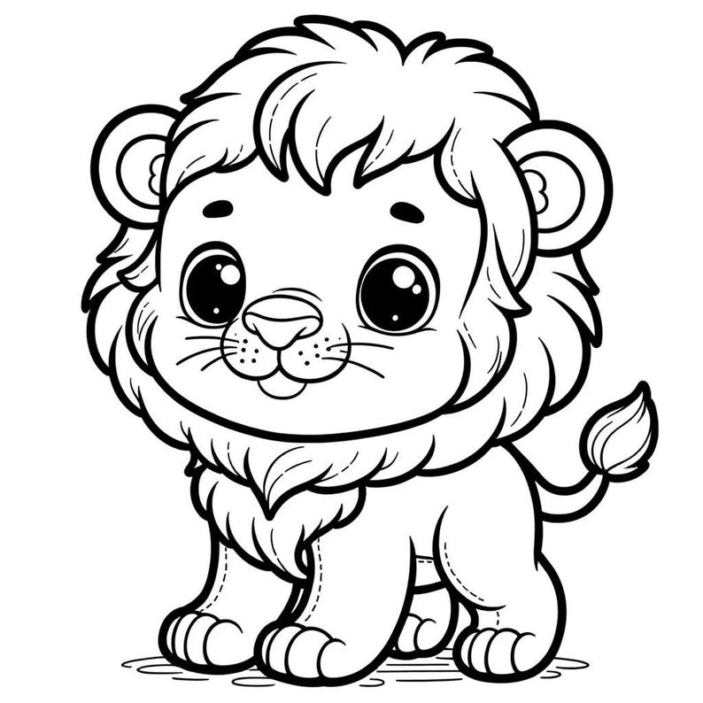 Funny Animals Coloring Book (10 Images) - Etsy