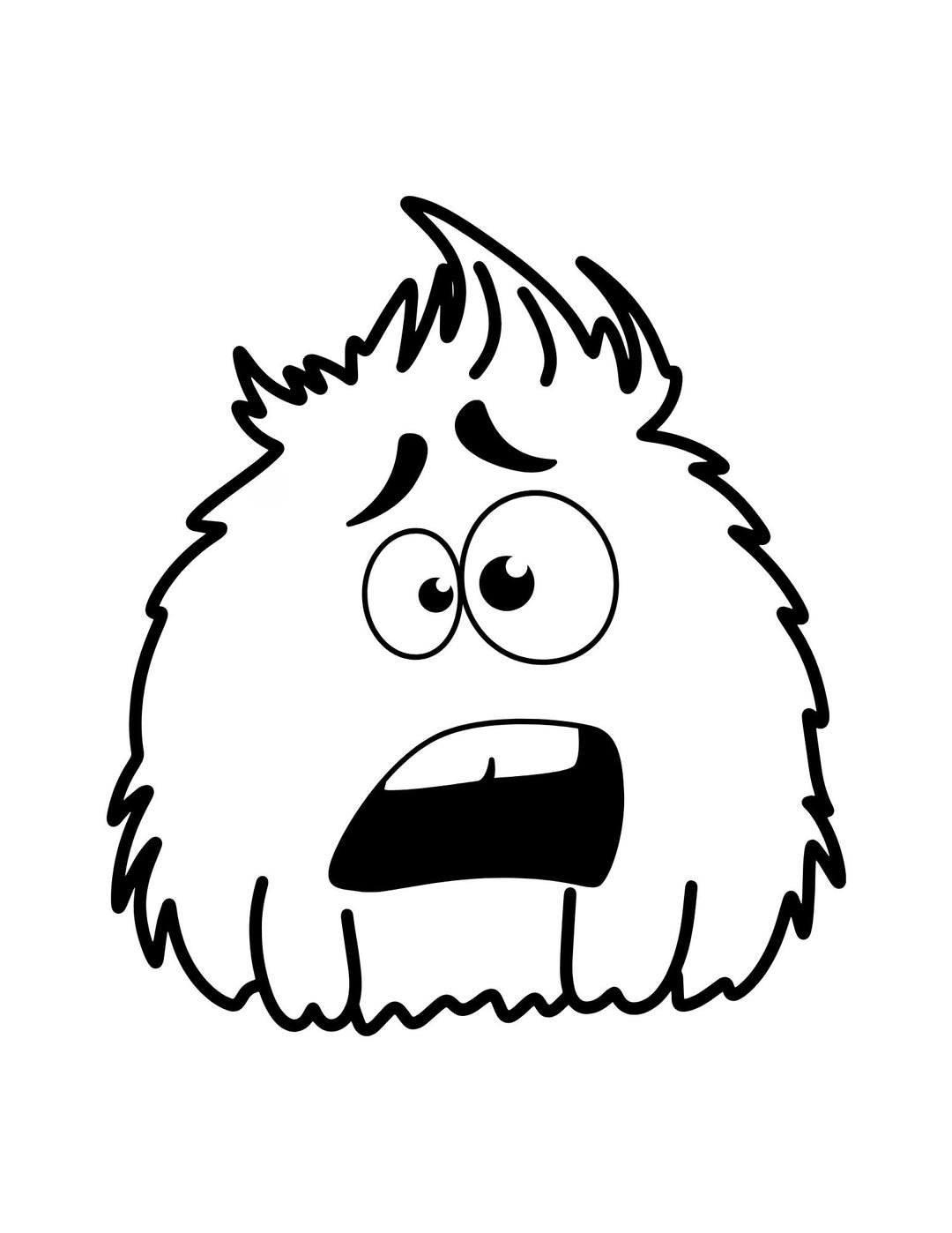 Funny Monsters Coloring Book (25 Images) - Etsy