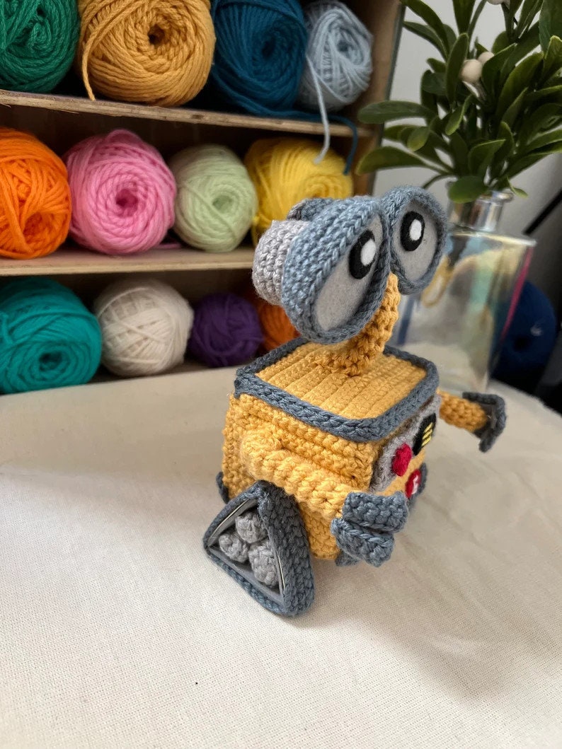 Wall-e Crochet Doll Amigurumi Pattern, PDF Pattern, English US UK - Etsy