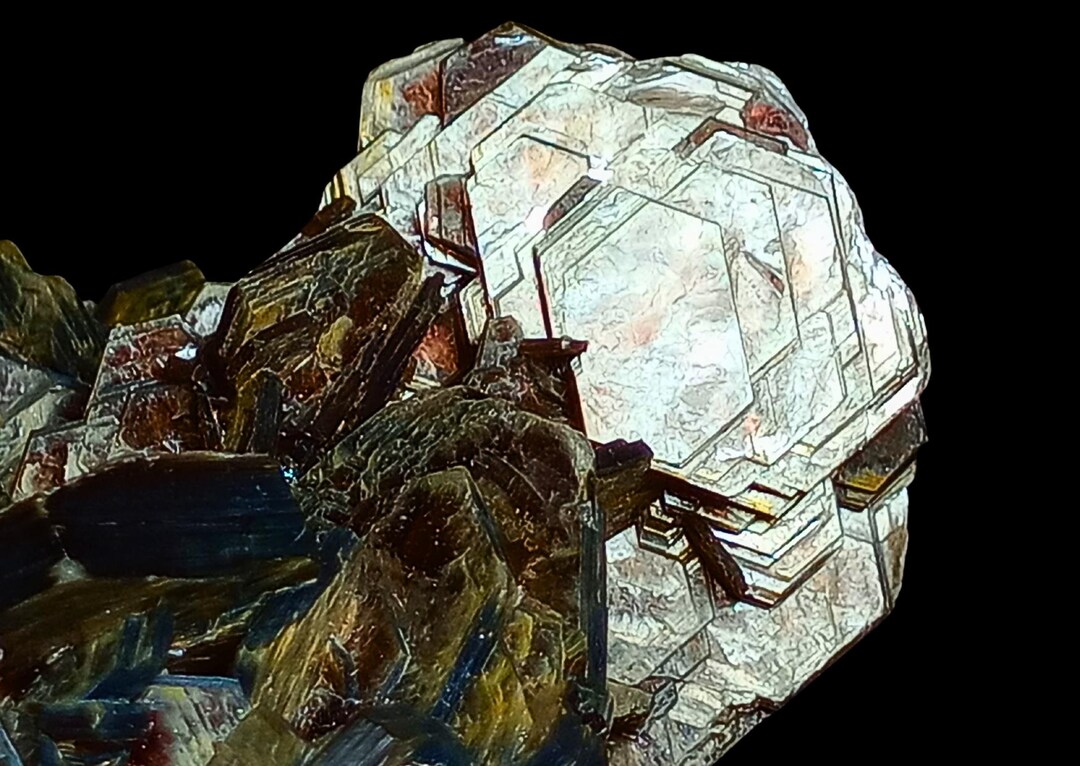 Silver Muscovite Mica, a Large Mineral of Brazilian Origin, Preserved ...