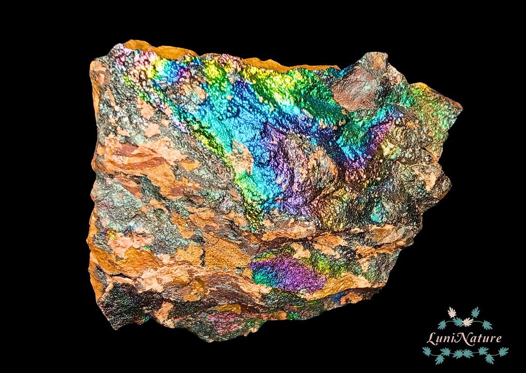 Iridescent Goethite, Collectible Minerals, Spain, Huelva "southern ...