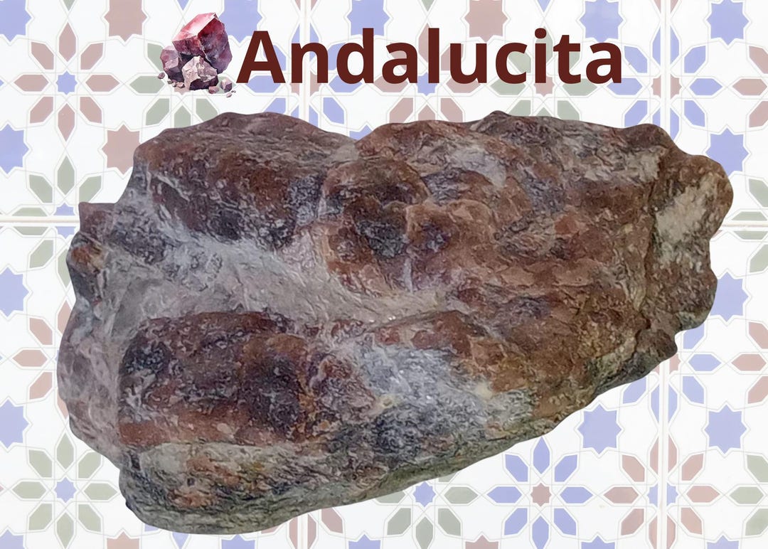 Natural Andalusite Mineral With Muscovite Mica - 228 Grams From the ...