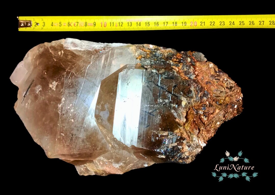 Tabular Quartz With Dark Tourmalines, a Large and Beautiful Specimen ...