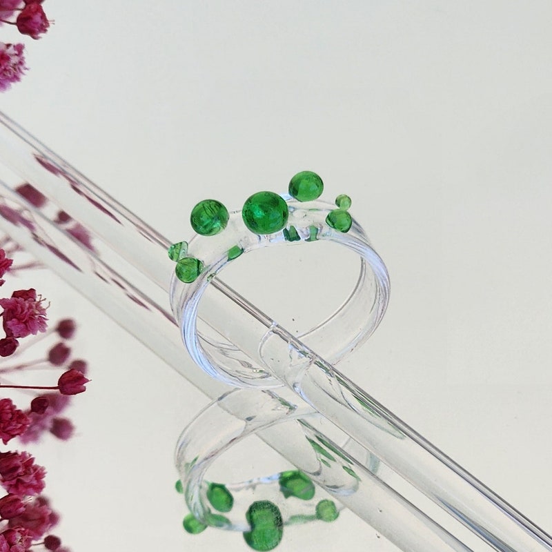 Handmade Glass Ring - Etsy